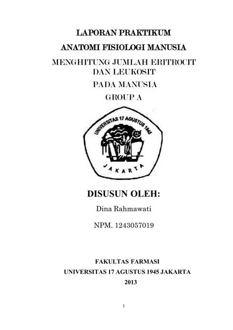 Pdf Laporan Jumlah Eritrosit Dan Leukosit Dokumen Tips