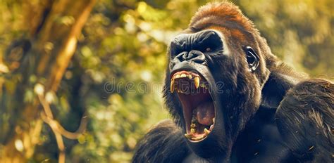 Gorilla Screaming Stock Illustrations 61 Gorilla Screaming Stock