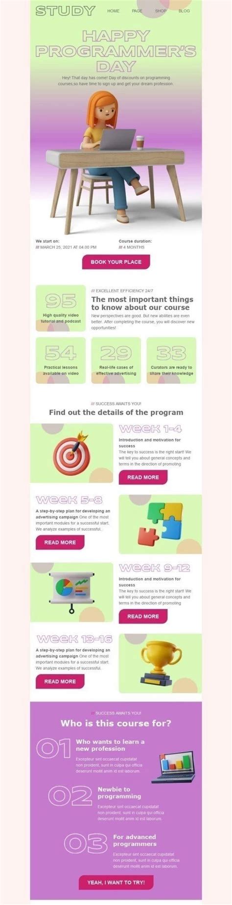 International Programmers Day Email Templates Free And Responsive