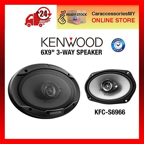 Kenwood Kfc S6966 6x9 3 Way Speaker System Max Power 400 Watts Car