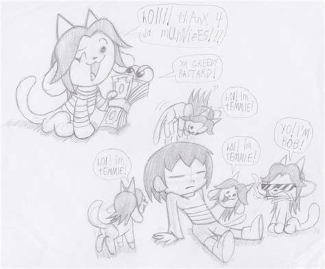 Temmie Sketches By Maniacaldude On DeviantArt
