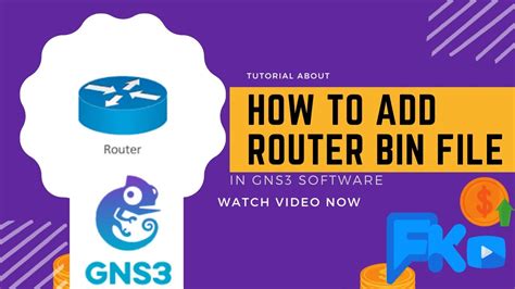 How To Add Import Cisco Router C7200 In Gns3 Software Youtube
