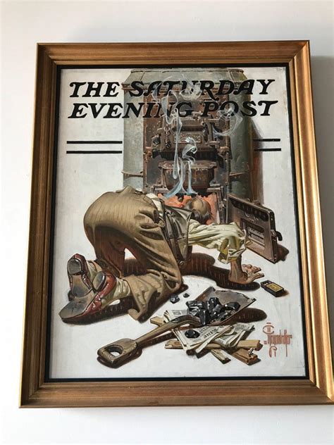 Joseph Christian Leyendecker Stoking The Furnace Saturday Evening