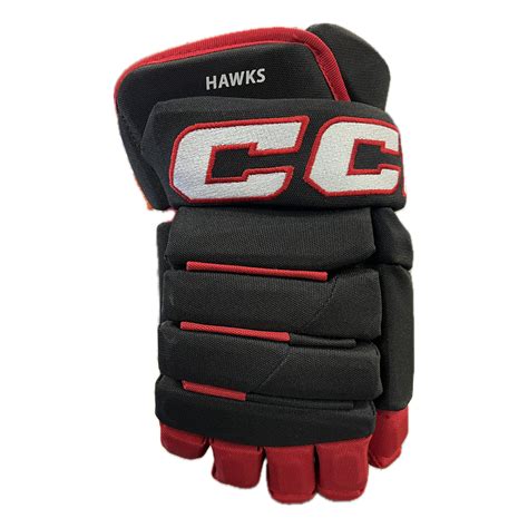 Ccm Hockey Gloves Tacks 4r Pro3 Custom Pv Hawks Senior Time Out