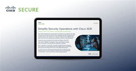 Cisco Security On Linkedin Xdr Aag Pdf