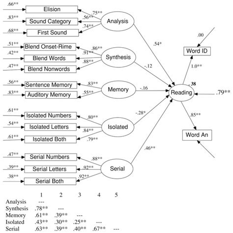 Five Phonological Abilities As Predictors Of Reading In Kindergarten