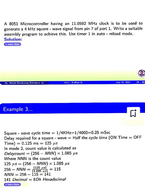 Unit 1 Timer Problems And Program Pdf