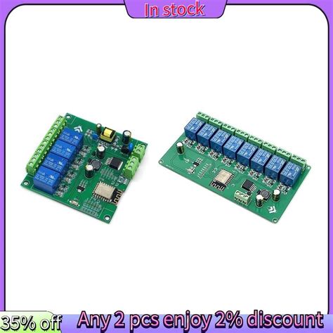 ในสต็อก Esp8266 โมดูลรีเลย์ Wifi ไร้สาย Esp 12f บอร์ดพัฒนา E Welink App