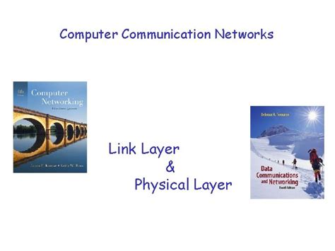 Computer Communication Networks Link Layer Physical Layer Outline