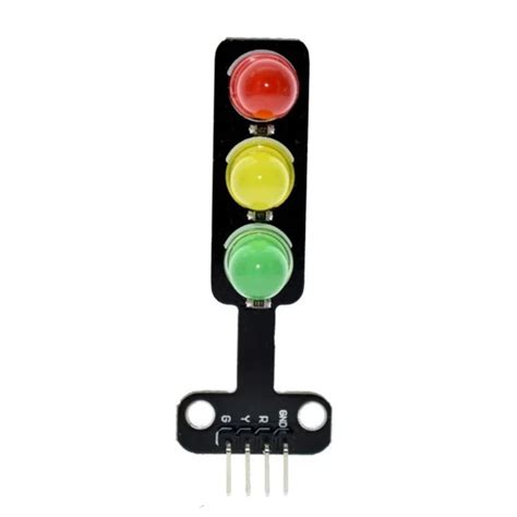 10pcsmini 5v Traffic Light Led Display Module For Arduino Red Yellow Green 5mm Led Rgb Traffic