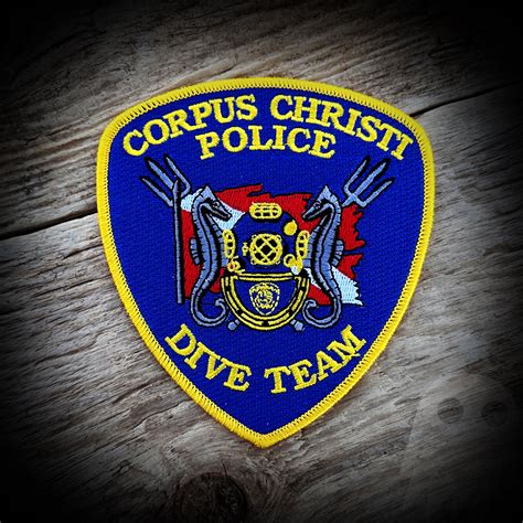 Corpus Christi Tx Pd Dive Team Patch Authentic Ghost Patch