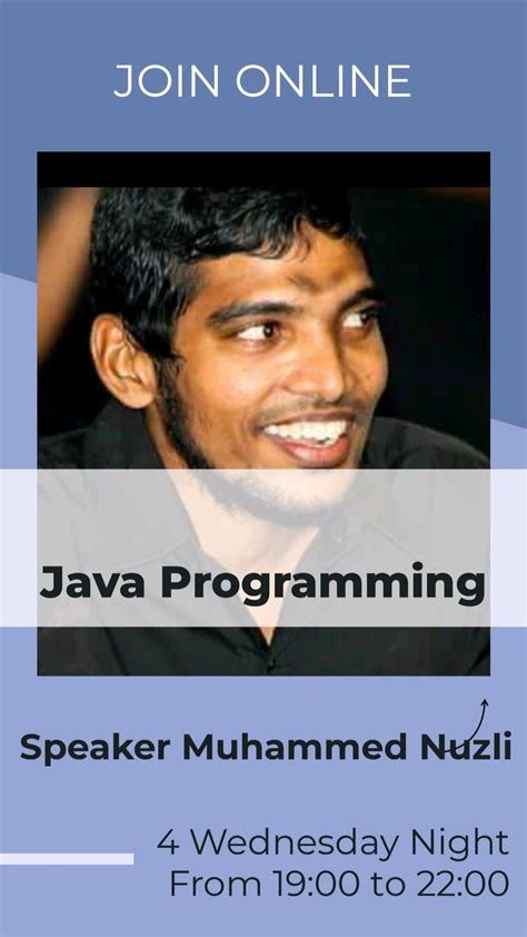 Muhammed Nuzly On Linkedin Program Contents 1 Basics In Java Programming 2 Graphical User