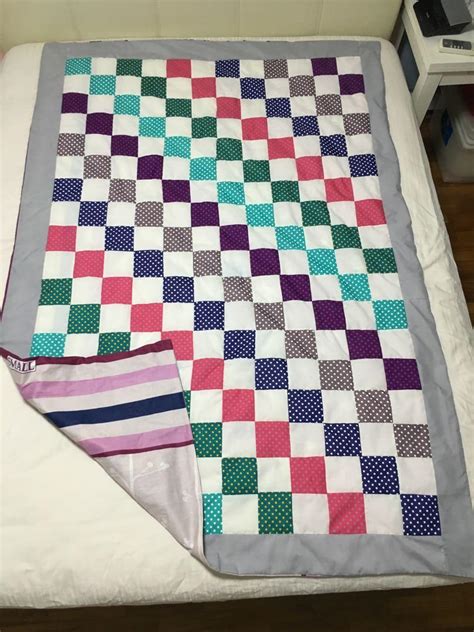 Patchwork Blanket Hobbies Toys Stationery Craft Handmade Craft On Carousell