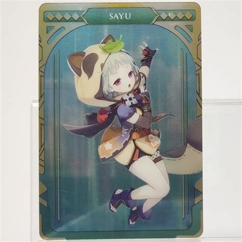Jual Sayu Genshin Impact Metal Wafer Card Kab Purwakarta Capsule Corp Tokopedia