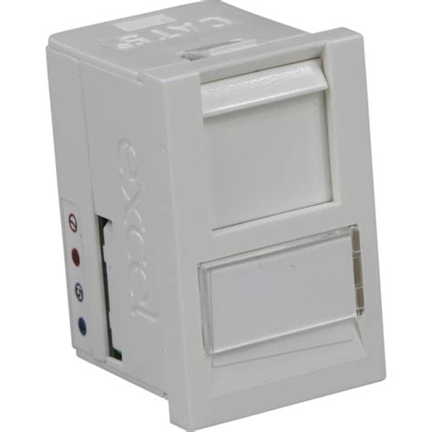Excel Cat E UTP Unscreened C RJ Module White Industrial Network Cable Security Products