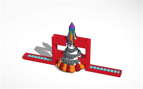 3d Design Space Ship Tinkercad