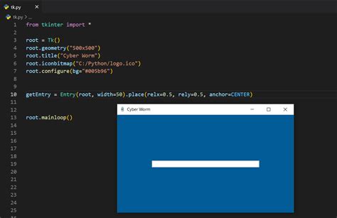 Modüller Tkinter Cyberworm