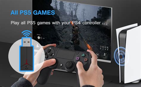 Iwgame Wireless Controller Adapter For Ps5ps4 Controller Play On Ps5