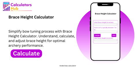 Brace Height Calculator Online