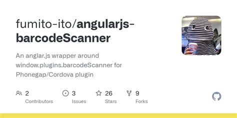 Github Fumito Ito Angularjs Barcodescanner An Anglar Js Wrapper Around Window Plugins