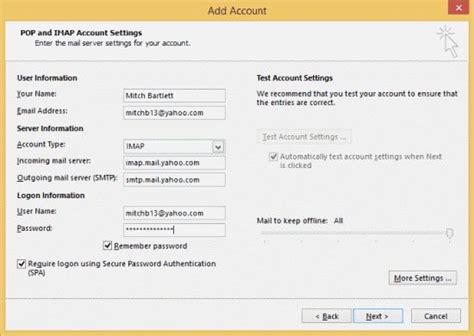 How To Add Connect Yahoo Mail To Outlook 2016 2019 2021