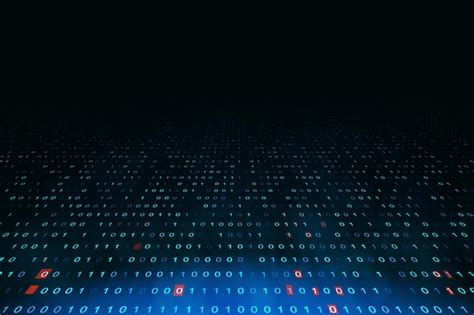 Premium Photo Creative Dark Binary Code Background With Numbers Technology And Computing