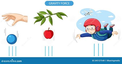 Terminal Velocity Vector Illustration Labeled Falling Speed Explanation