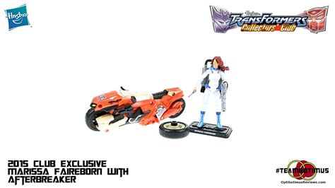 Video Review Of The Transformers Collectors Club Marissa Faireborn And Afterbreaker Youtube