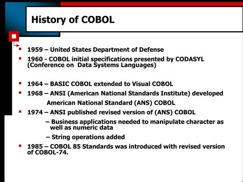Ppt Cobol Common Business Oriented Language Powerpoint Presentation Id3208083