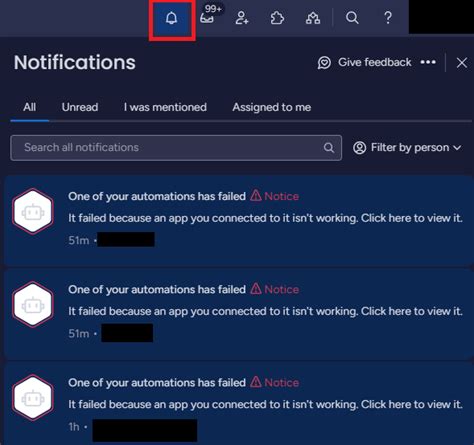 Automation Failure Notifications And Reporting Platform Discussions Monday Community Forum