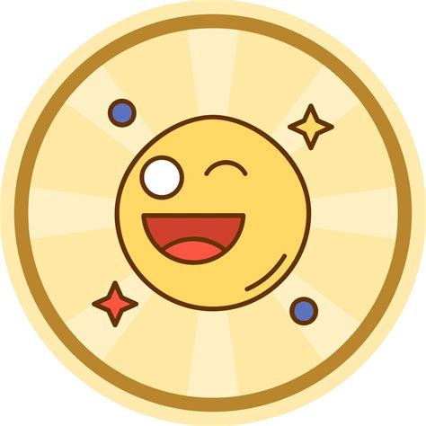 Wink Comic Circle Icon 38275156 Vector Art At Vecteezy