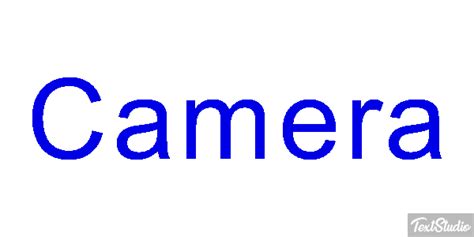Camera Word Animated  Logo Designs