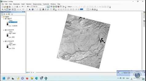 How To Calculate Ndvi Using Raster Calculator In Arcgis Youtube