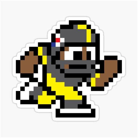 8 Bit Player Pittsburgh Steelers Sticker For Sale By Addsince83