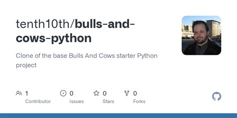 Github Tenth10thbulls And Cows Python Clone Of The Base Bulls And