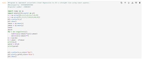 Github Divyadharshiniddanbarasuunivariate Linear Regression