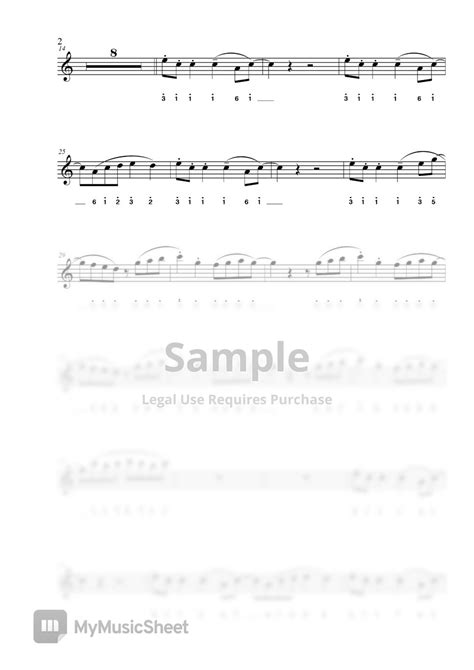 Mingggo Mingggo Song For Kalimba 악보 By Mueric