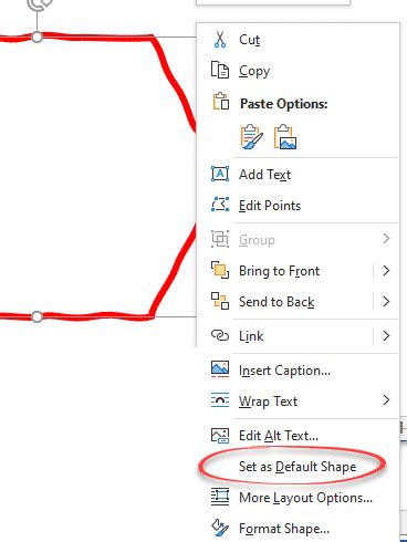 Set Your Own Shape Default Settings In Office Office Watch