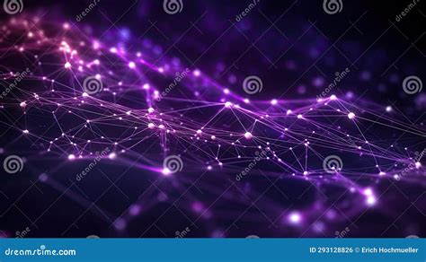 Abstract Visualization Of A Neural Network Post Deep Learning In An Ai