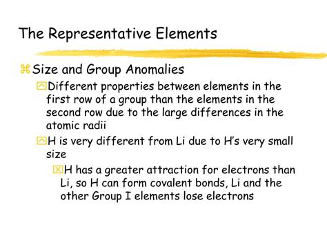 Ppt Overview Of Representative Elements In Chemistry Powerpoint Presentation Id1204614