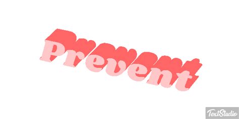 Prevent Word Animated  Logo Designs