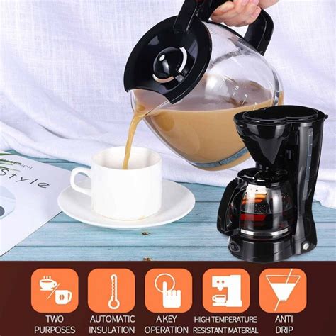 Drip Coffee Maker 5 Cup Machine Multiple Brew Str Grandado