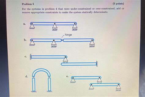 solved problem 5 5 points for the systems in problem 4