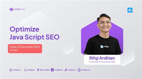 Cmlabsclass 13 Optimize Javascript Seo Youtube