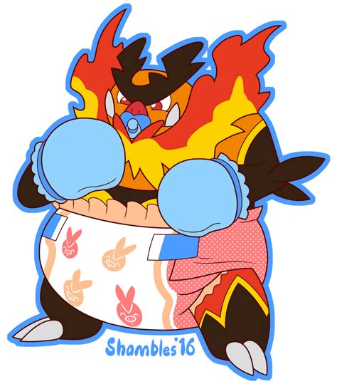 Pokepadded Emboar Request By The Shambles On Deviantart