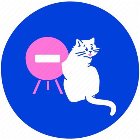 Surprising Cat Error Surprise Stop Access Restricted Illustration