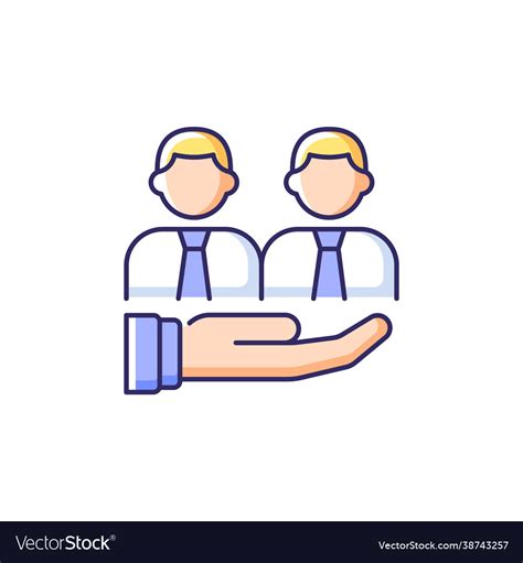 Support Rgb Color Icon Royalty Free Vector Image