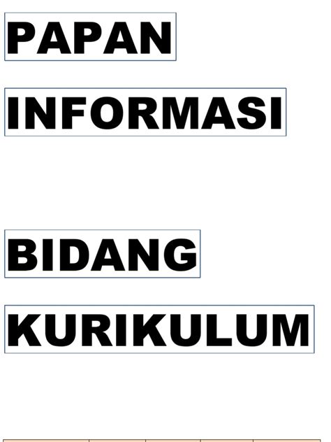 Papan Informasi Pdf
