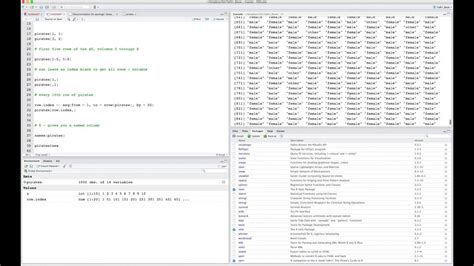 Yarrr Chapter 6 Basic Dataframe Manipulation Youtube