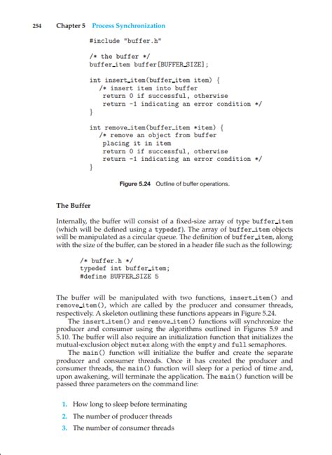 Solved Project 3 Producer Consumer Problem In Section Chegg Com
